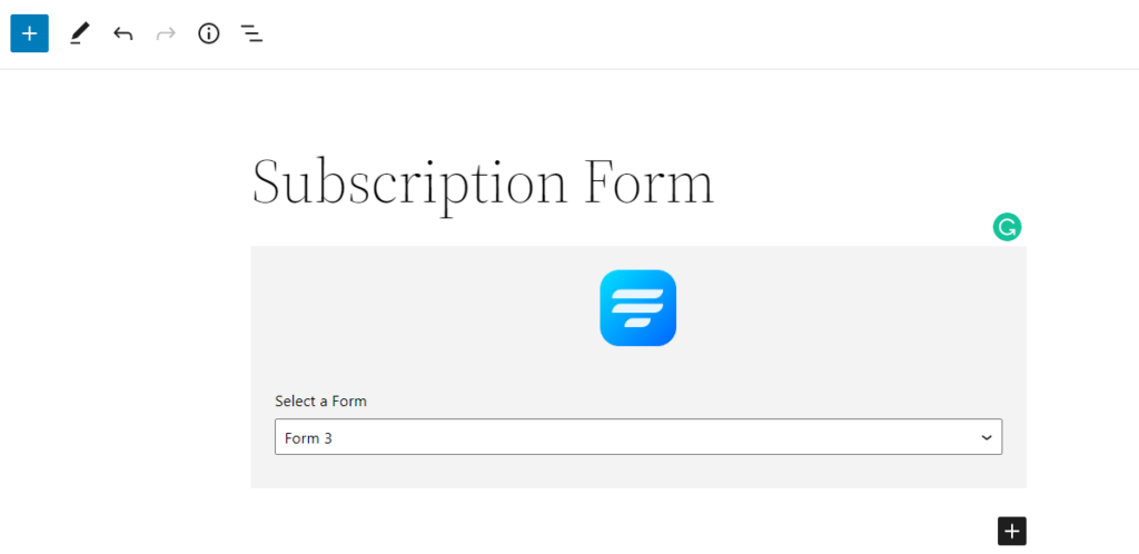 Opt-in Forms (Fluent Forms) Basic Configuration - FluentCRM