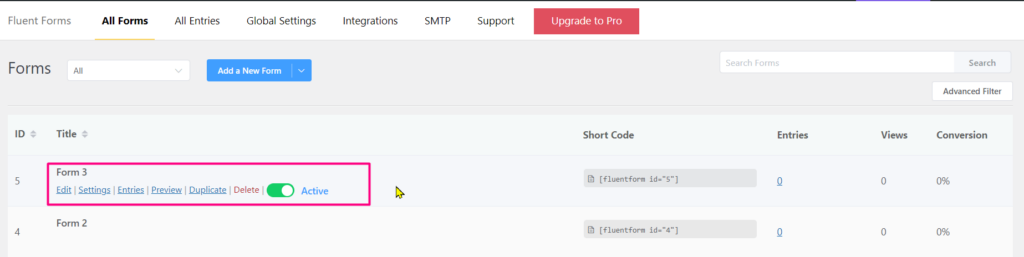 Opt-in Forms (Fluent Forms) Basic Configuration - FluentCRM