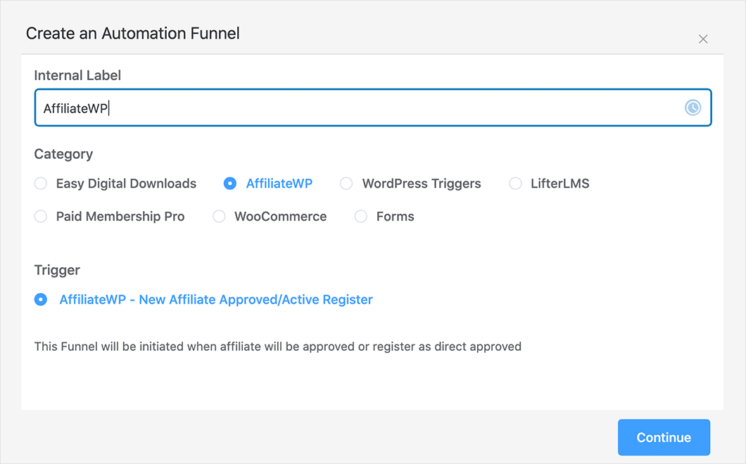 AffiliateWP Integration With FluentCRM