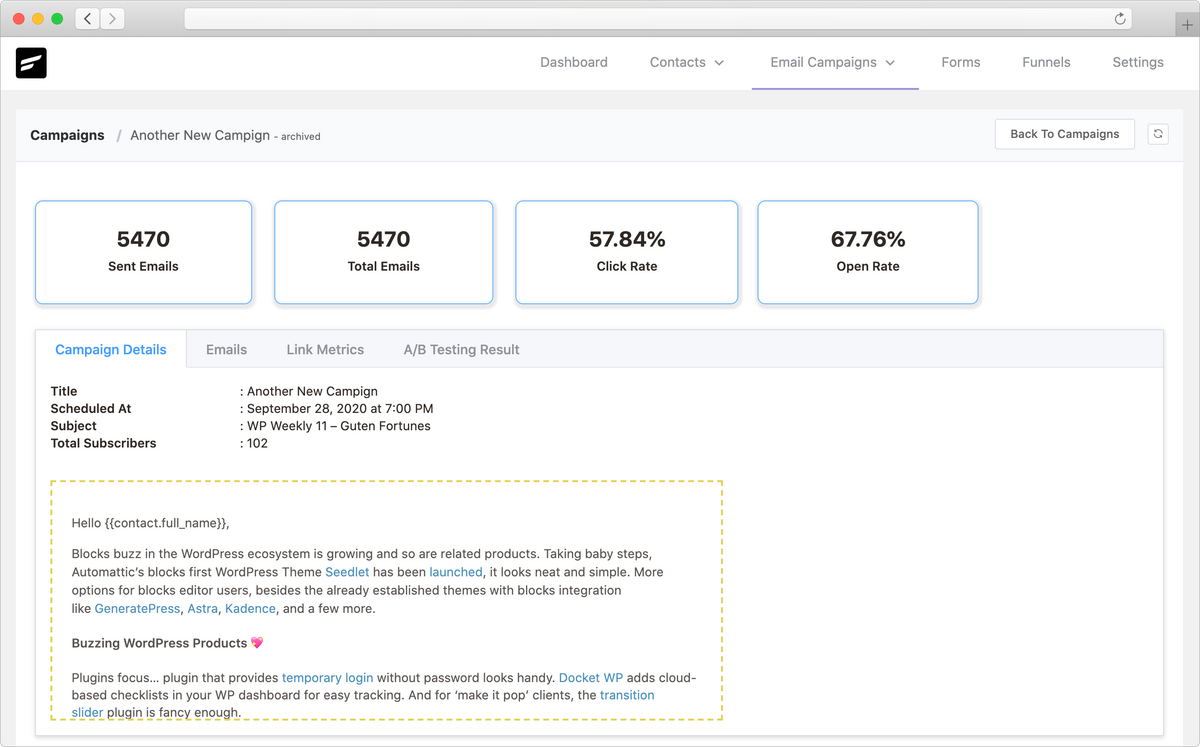 Pabbly Connect Integration Fluentcrm