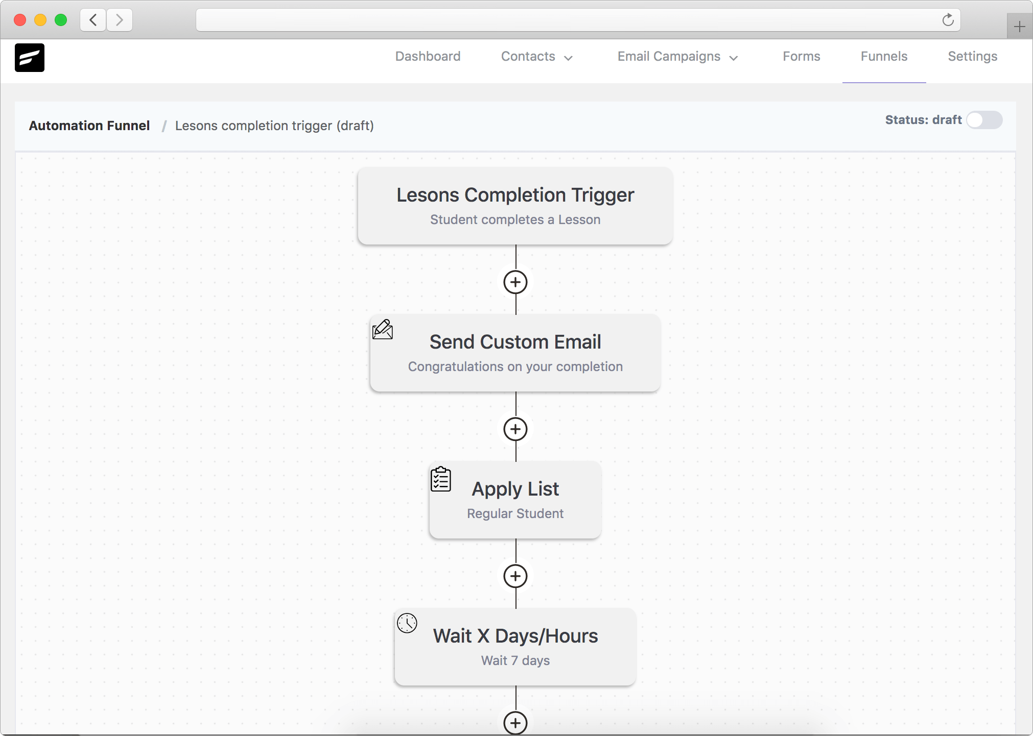 LifterLMS Integration with FluentCRM