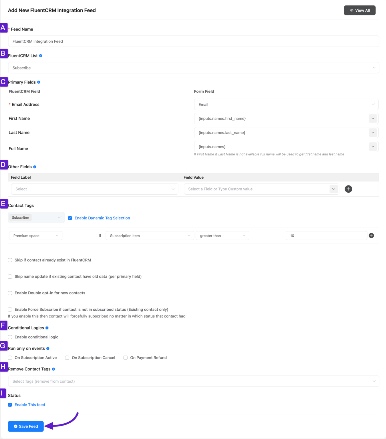 Fluent Forms Integration With Fluentcrm Fluentcrm