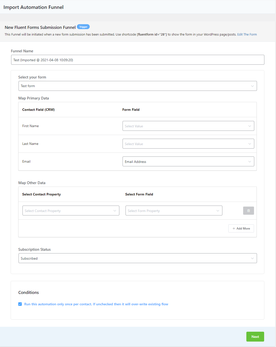 Importing/Exporting Automation Funnels - FluentCRM