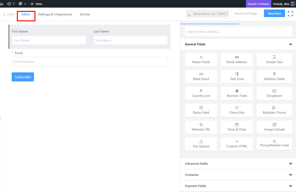 Fluent Forms Integration With Fluentcrm Fluentcrm