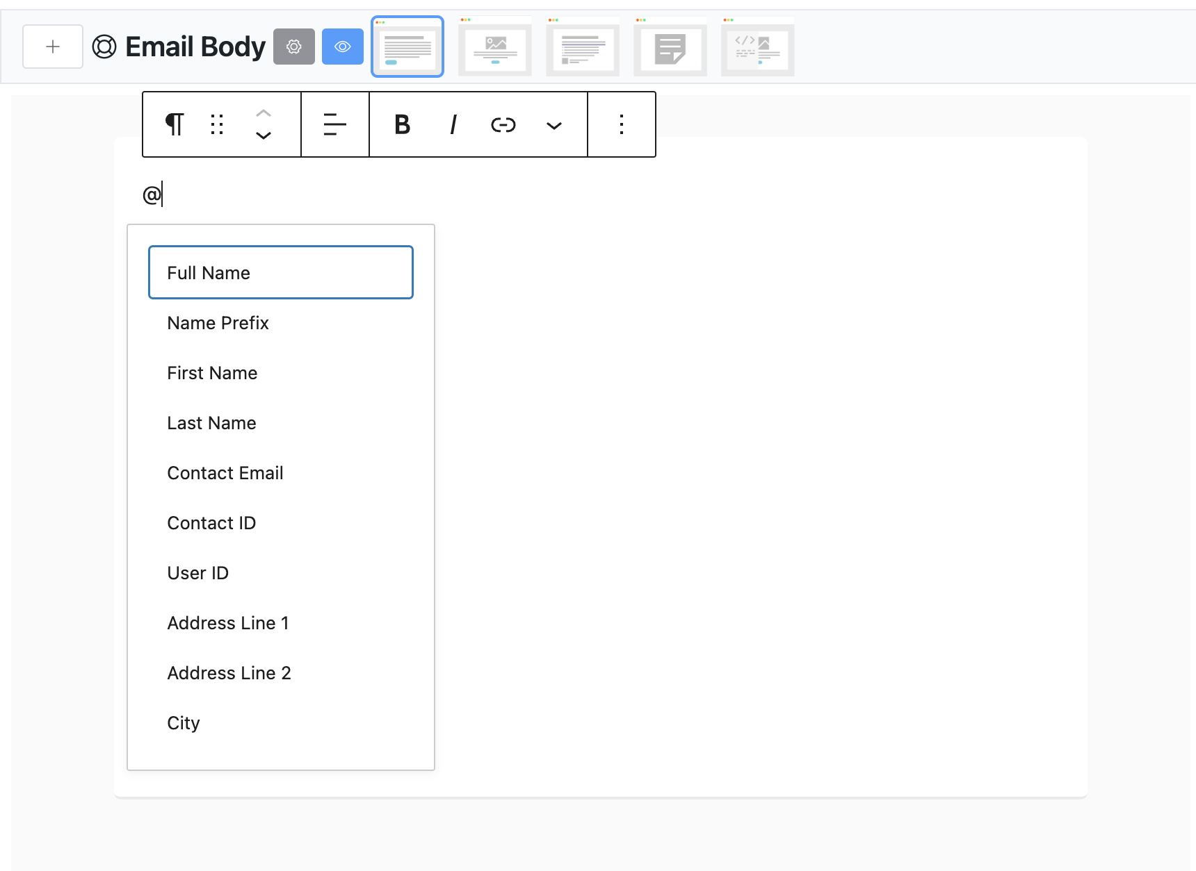 Merge Codes / Smart Codes usage - FluentCRM