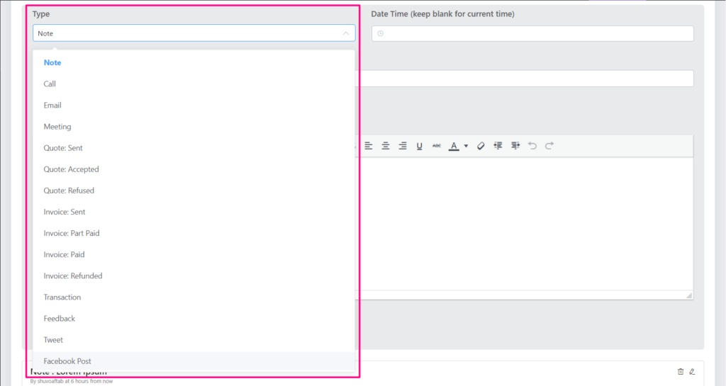 Contact Overview - FluentCRM