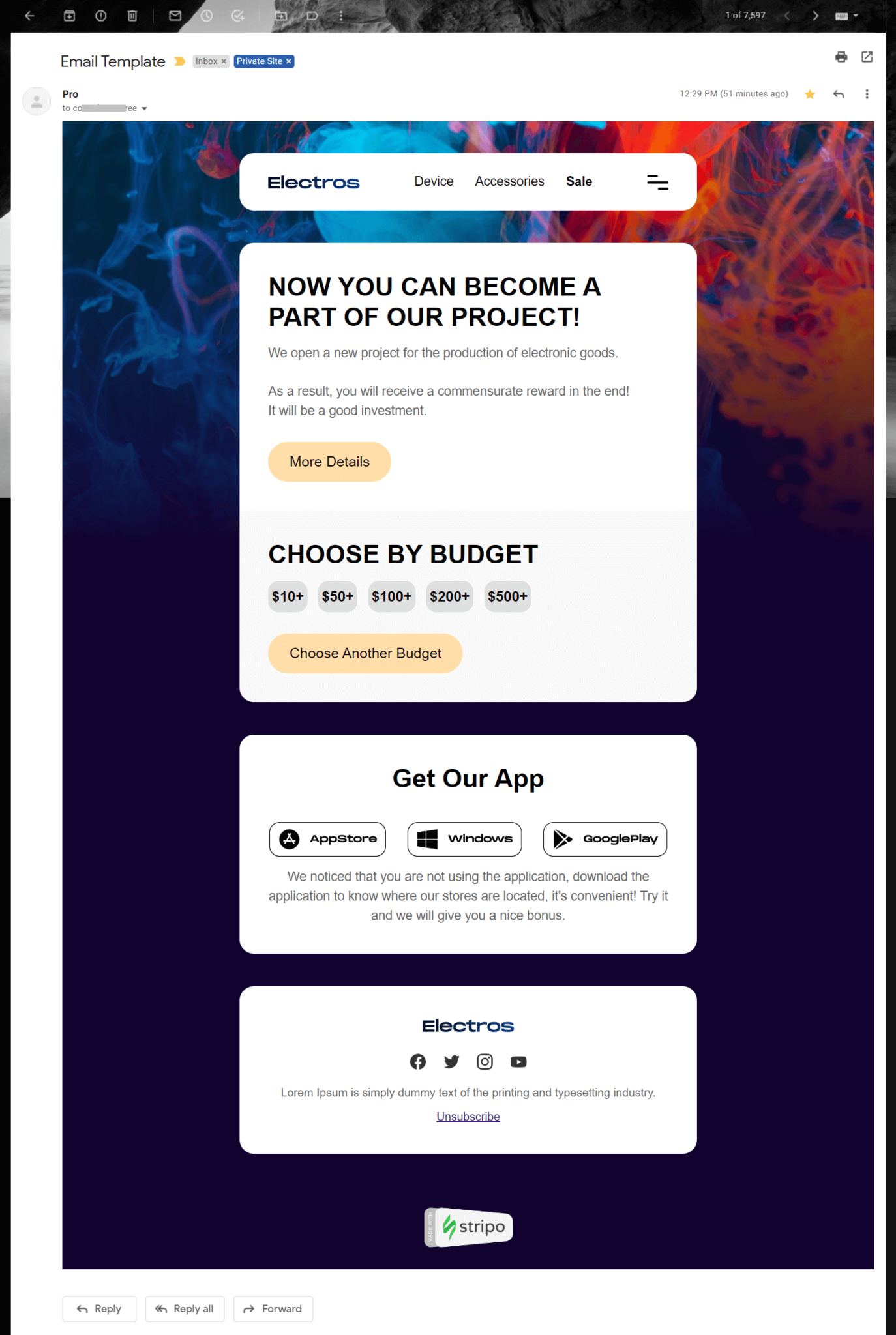 Content Blocks in Email Editor - FluentCRM