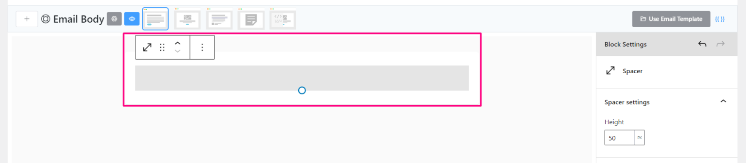 Content Blocks in Email Editor - FluentCRM