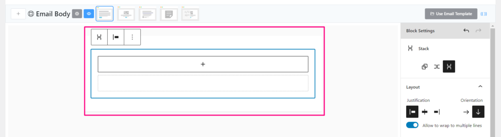 Content Blocks in Email Editor - FluentCRM