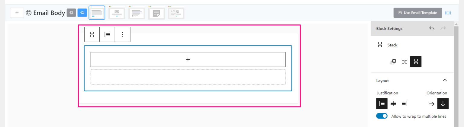 Content Blocks in Email Editor - FluentCRM