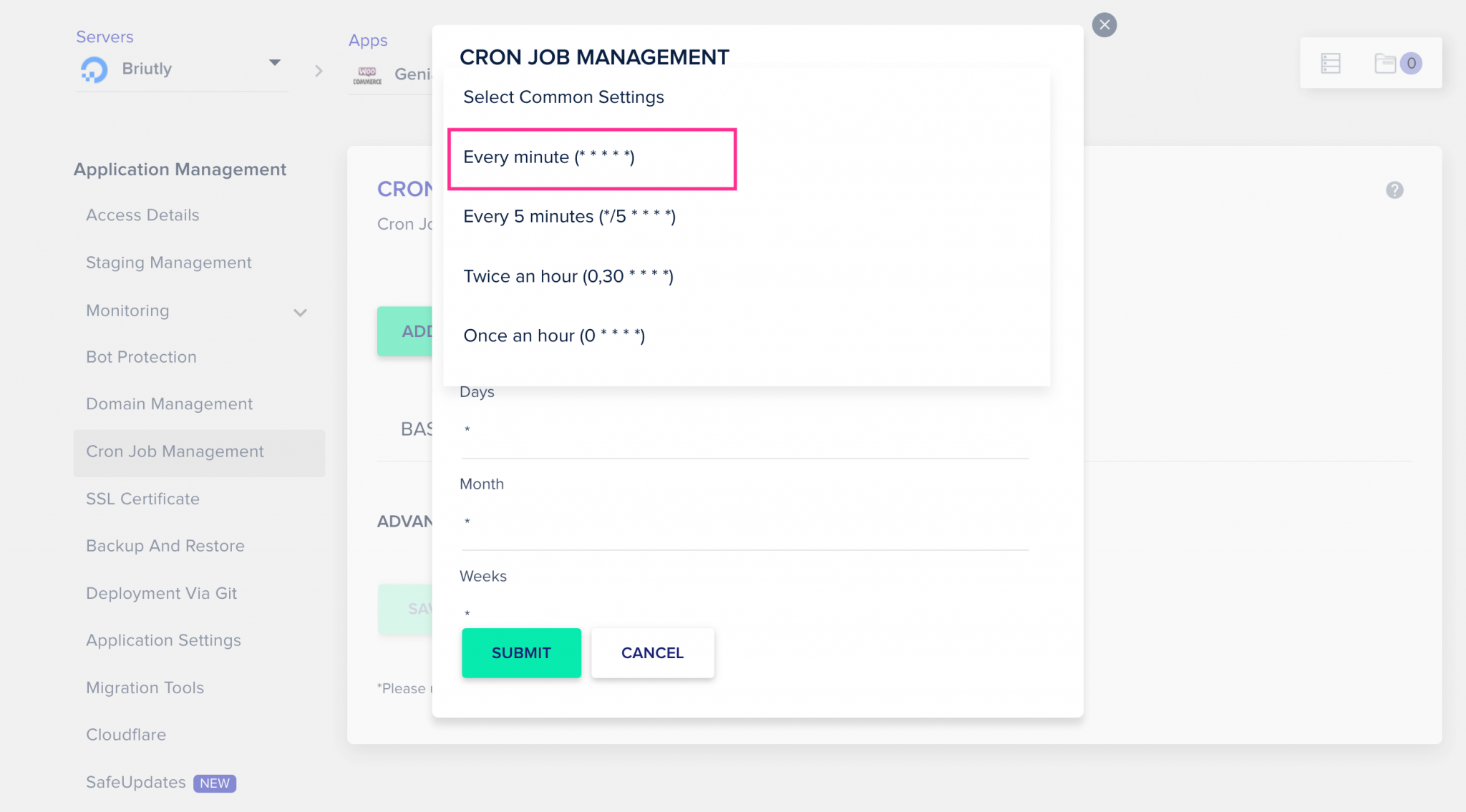 Cron Job: FluentCRM Cron With Cloudways - FluentCRM