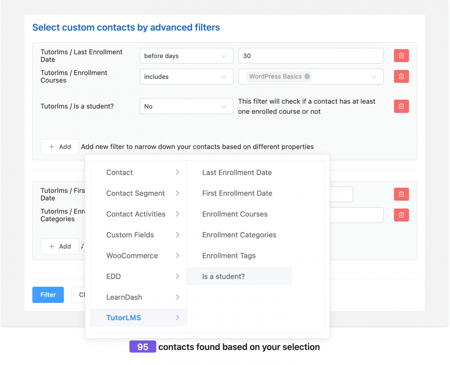 FluentCRM 2.8.2: Tutor LMS and SureCart Integration + More