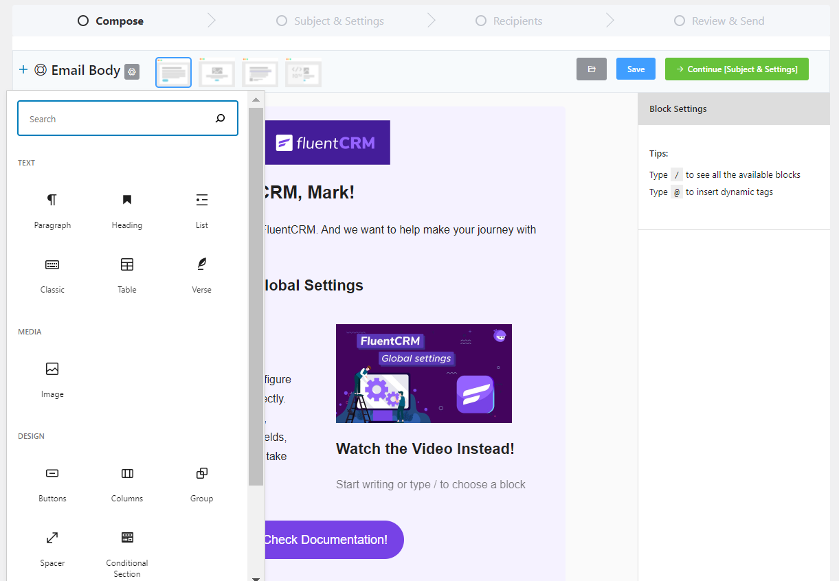FluentCRM Free vs. Pro