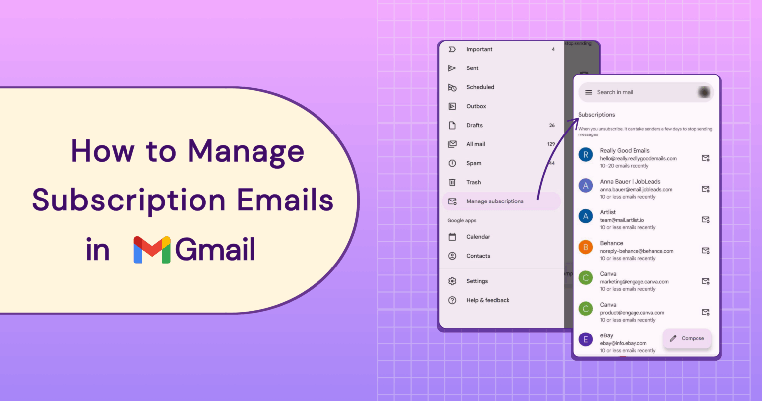 How to Manage Subscription Emails in Gmail